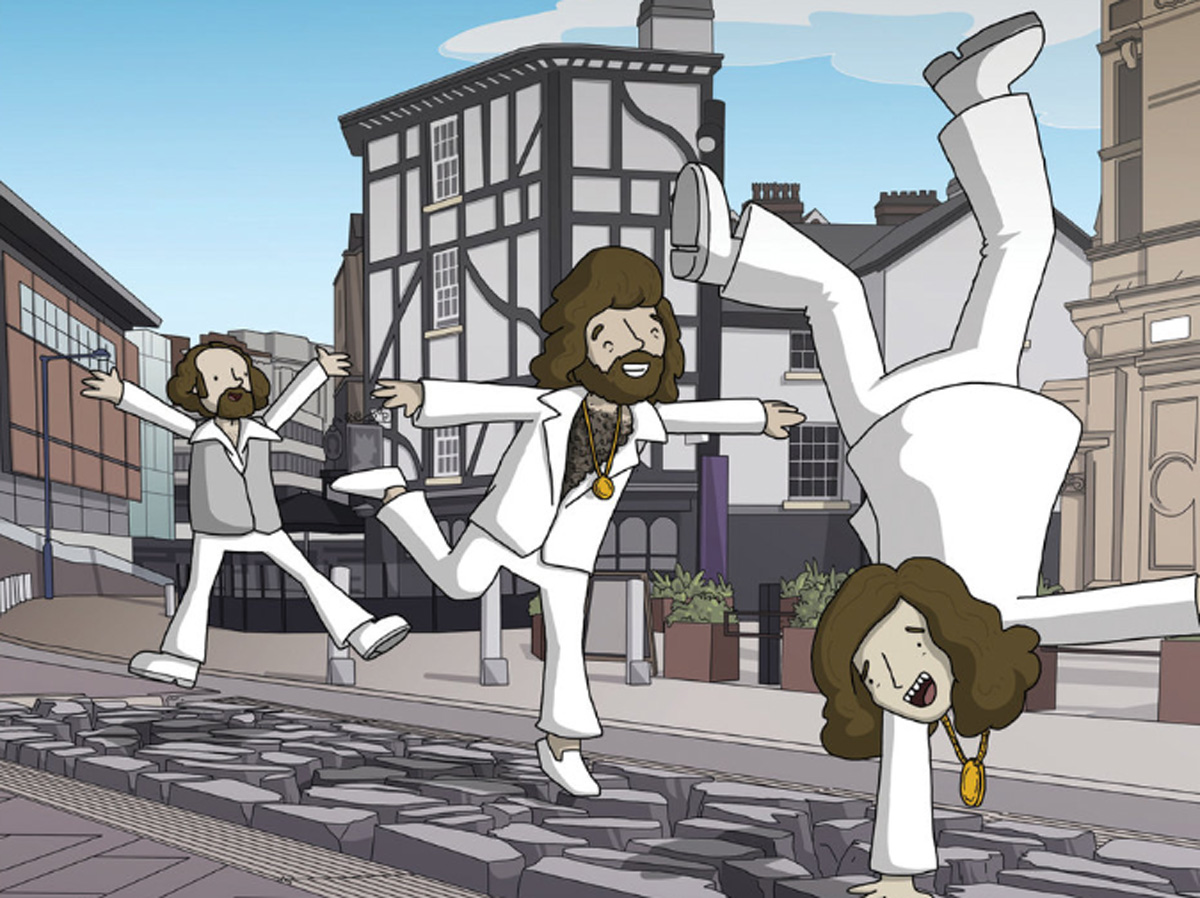 The Bee Gees #FanArt - Brown Bag Labs